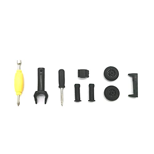 MIKEMENG Finger Scooter with Mini Scooters Tools and Shoes Finger Board Accessories - Pack 1 Black Finger Toy for Old Kid (Jeans Pant)