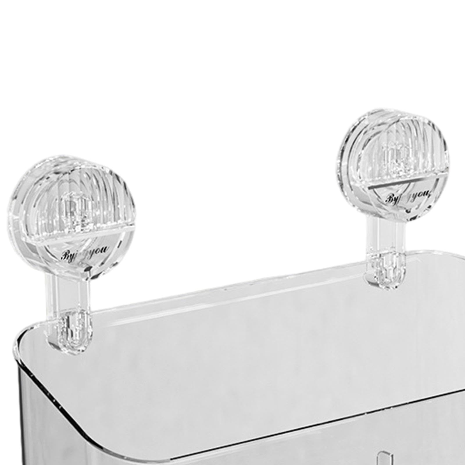 Sleek Shelf for Bathroom Organization, Clear, S