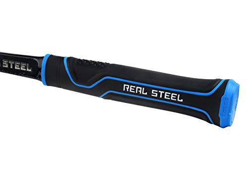 Real Steel 28 Oz Steel Roofing Hammer Shingler’s Hatchet Hammer with Rubber Handle (0522)