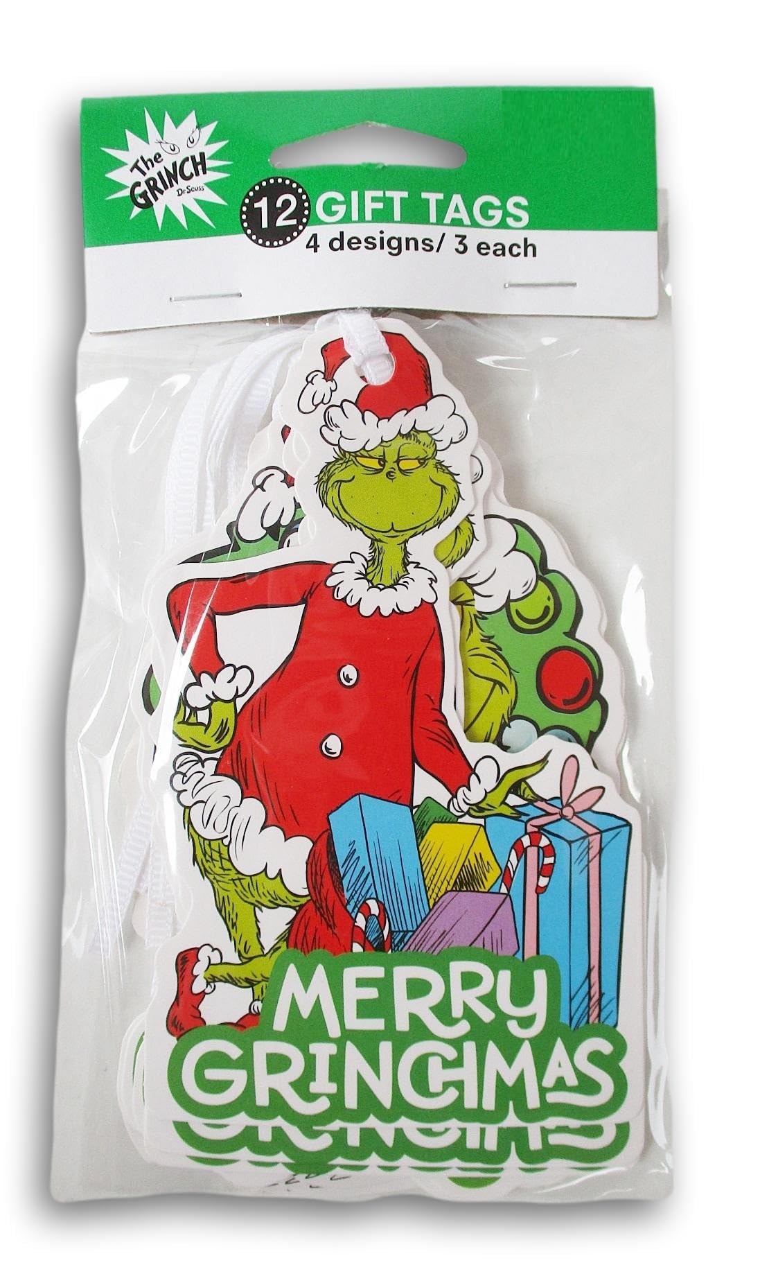 The Grinch Gift Tags - 12 Piece