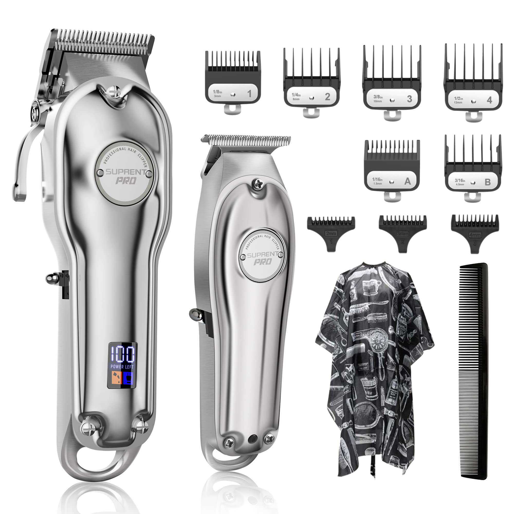 SUPRENT Electric Groin Body Hair Trimmer & Professional Hair Clippers