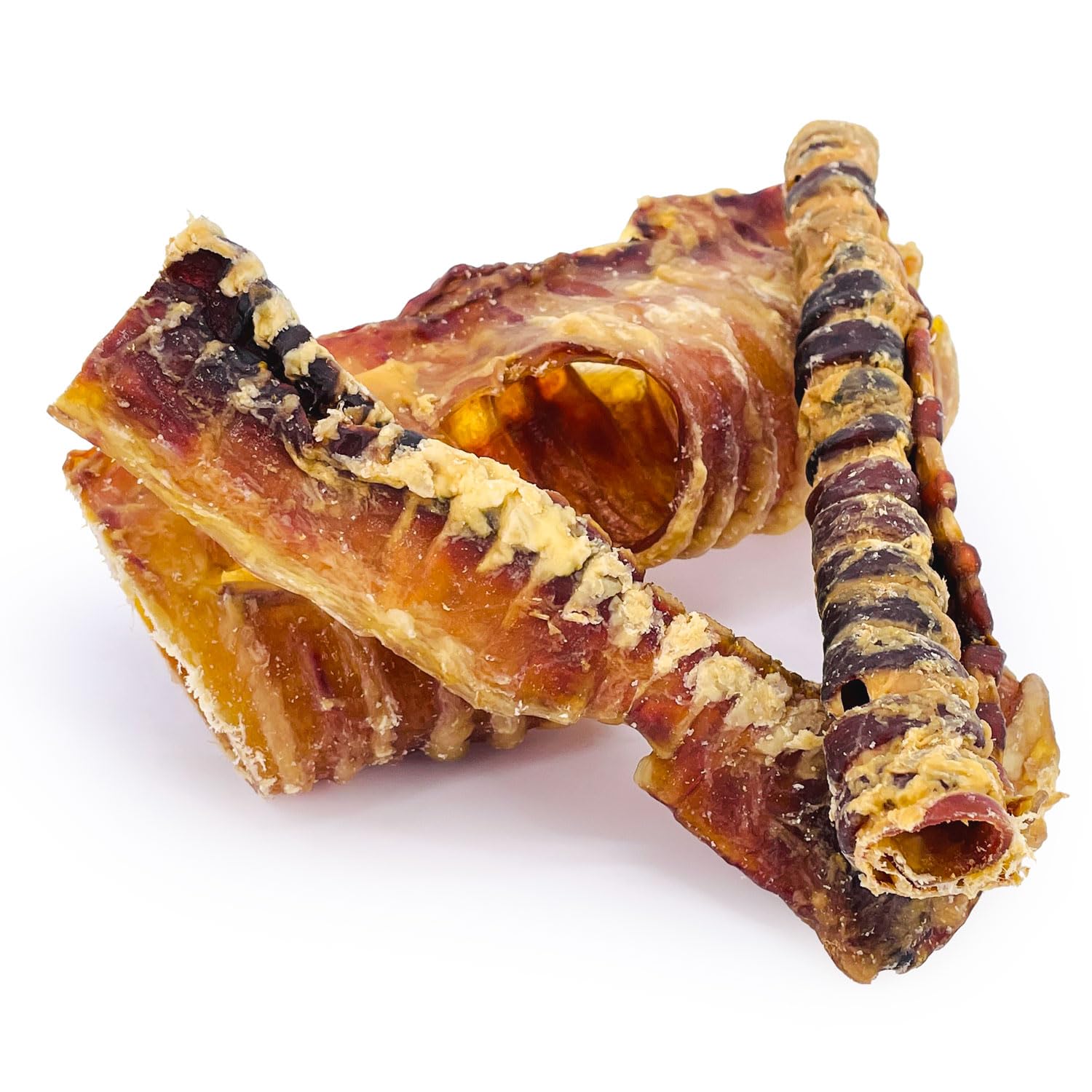 ValueBull Beef Trachea, Varied Shapes, 10 Pounds Bulk Pack - Angus Beef Dog Chews, Grass-Fed, Single Ingredient