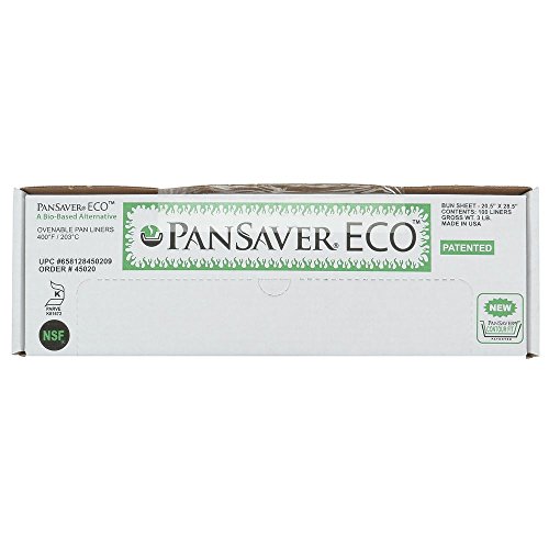 PanSaver Eco Sheet Pan Liner Full Size Clear Plastic - 26"L x 18"W 100 Per Case