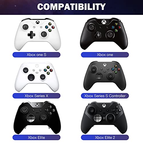 MoKo Green Backlight Chatpad for Xbox One Controller, Xbox Series X/S, 2.4G Receiver Chatpad Wireless Message Keyboard Keypad with Headset/Audio Jack for Xbox One/One S/Elite/2 Controller White