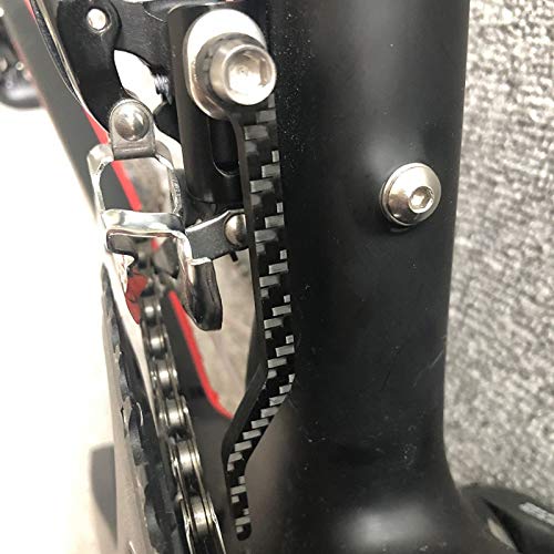 QULIT Carbon Bicycle Chain Guide Bike Chain Stabilizer with Titanium Screw Bicycle Parts for Road Bike