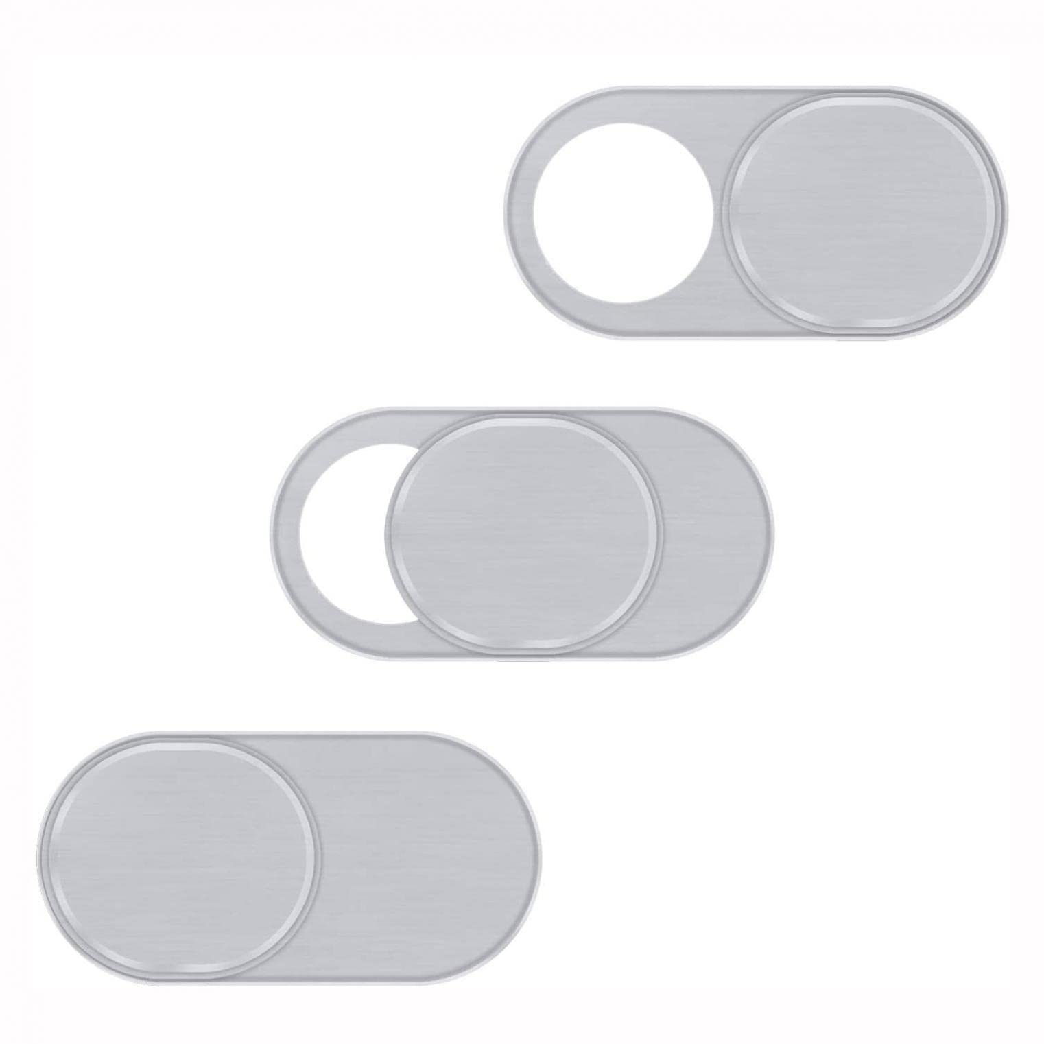 Privacy Camera Cover Security Blocker Webcam Closure White Compatible with T-Mobile REVVL 4 - REVVL 4 Plus - REVVL 5G - REVVL V - REVVL V Plus 5G