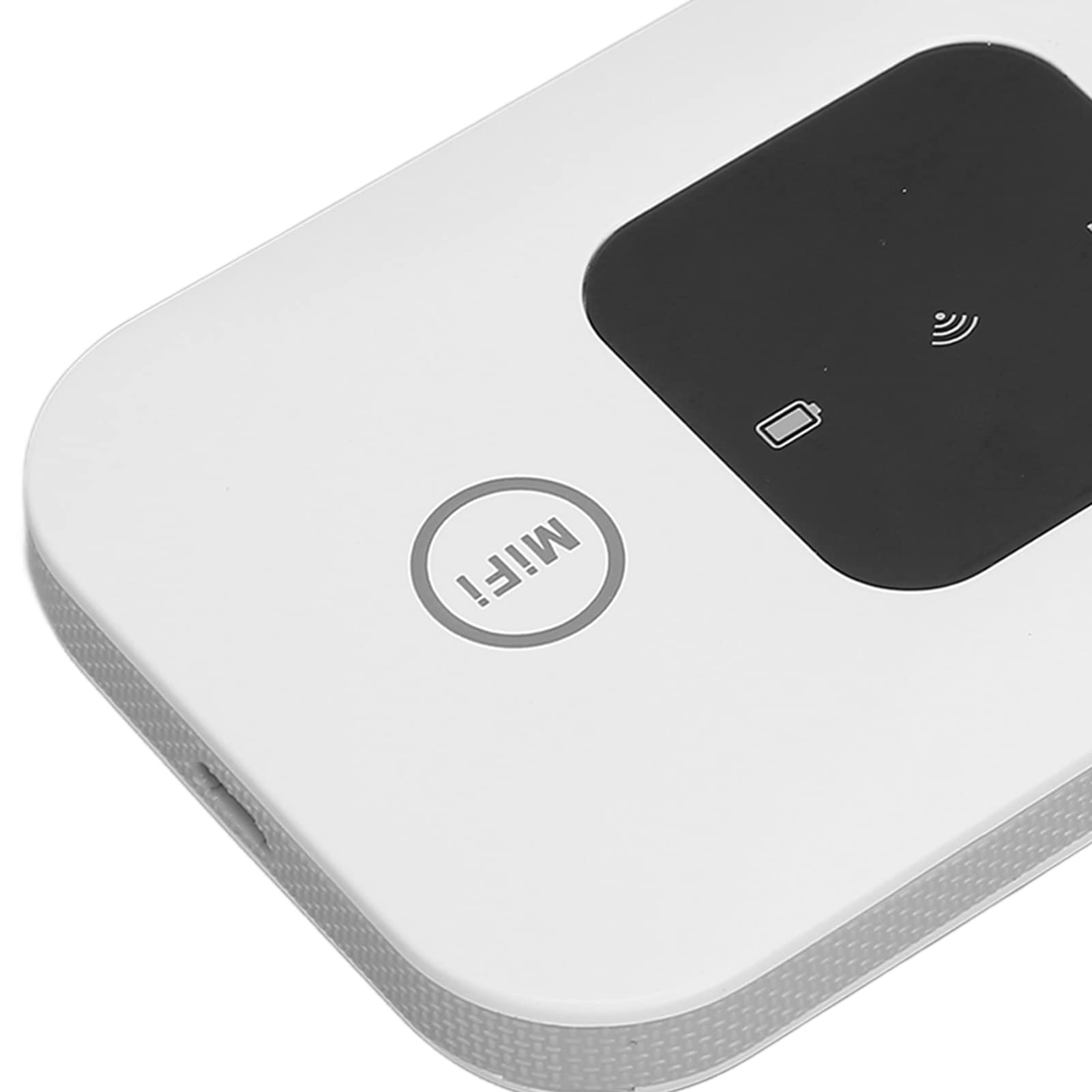 Portable, 4G Mobile Router, Pocket Mobile Network Hotspot with SIM Card Slot, for Car Users Business Travelers Outdoor Travelers White
