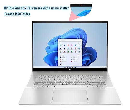 HP - ENVY 16" Laptop - QHD(2560 × 1600) Touch-Display - Intel Core i7-13700H - NVIDIA GeForce RTX 4060-2 x Thunderbolt (64GB RAM | 2TB PCIe SSD)
