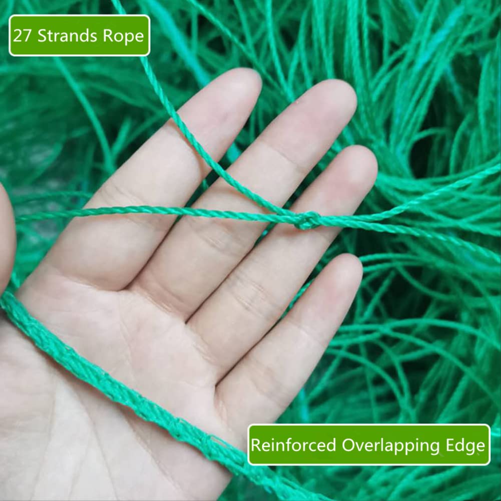 Plant Trellis Netting for Climbing Plants Outdoor Heavy Duty Plastic Garden Trellis Netting 27 Strands Plant Climbing Net Strong Support for Clematis, Cucumber,Tomatoes and Vine Plants (5.9x5.9FT)