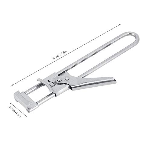 NorthEarth Can Opener, Adjustable Cap Opener, Manual Adjustable Stainless Steel Can Opener Bottle Jar Lid Gripper Kitchen Tool with Smooth Edge for Can/Jar/Bottle, Gripper Jar Opener