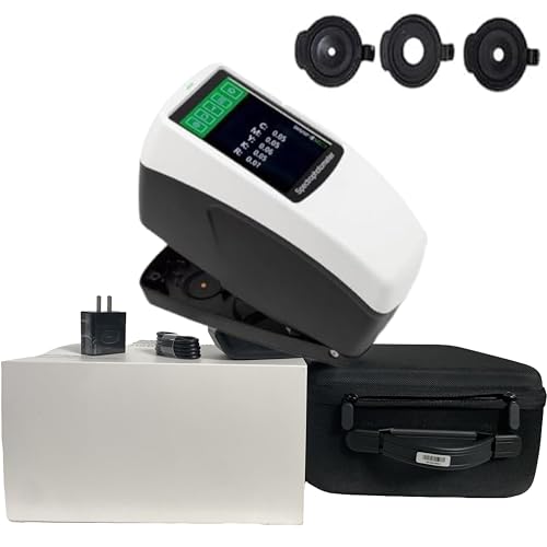 VTSYIQI Printing Density Measurement Densitometers for Color Printing with Measuring Structure D/8 SCI+SCE Resolution 0.01% Repeatability dE*abβ€0.02 Three Caliber Ξ¦11mm Ξ¦5mm Ξ¦3mm Accuracy 0.01