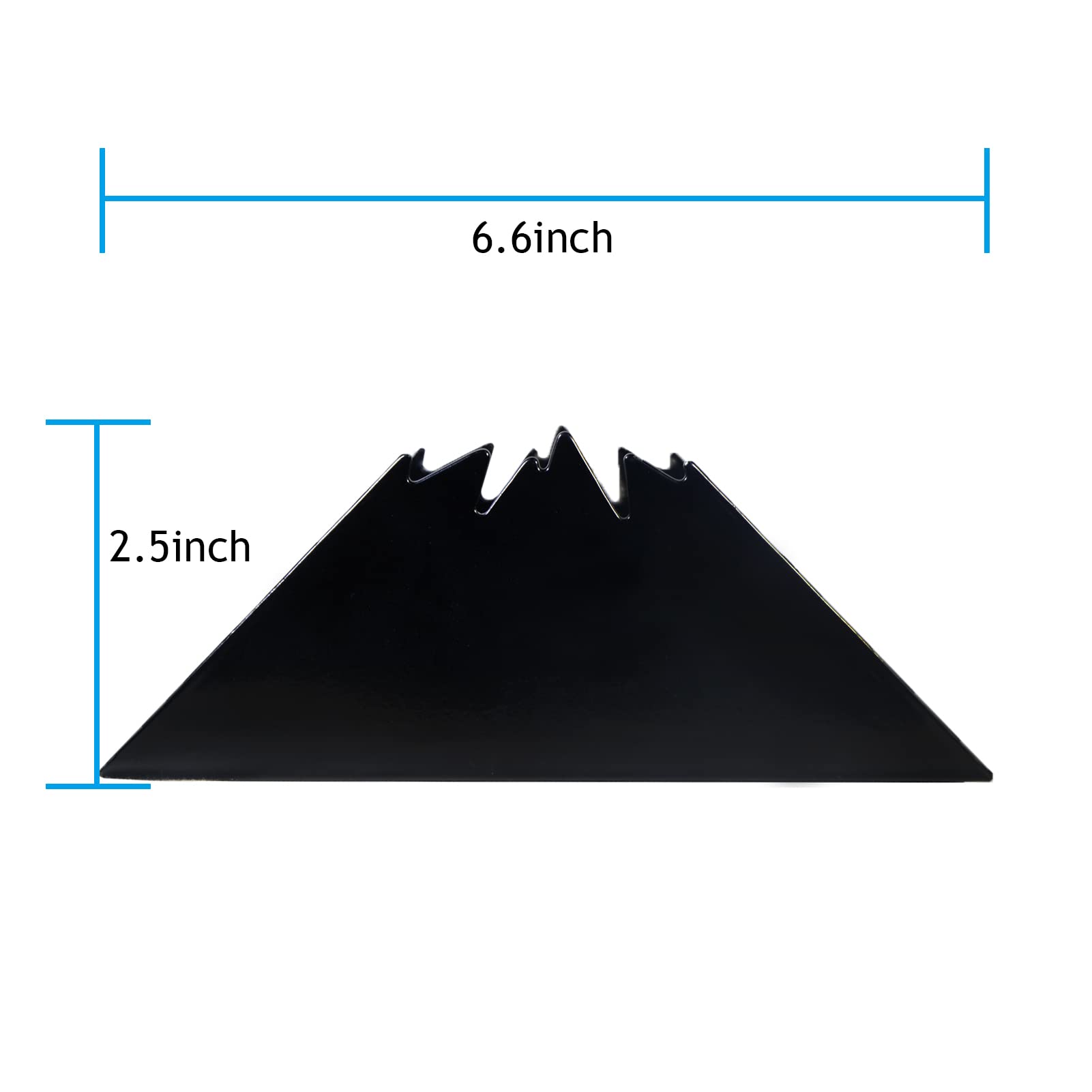 Paper Napkin Holder Freestanding Tissue Dispenser for Kitchen Countertops, Dining, Picnic Table, Cast Iron, Black, Snow Mountain