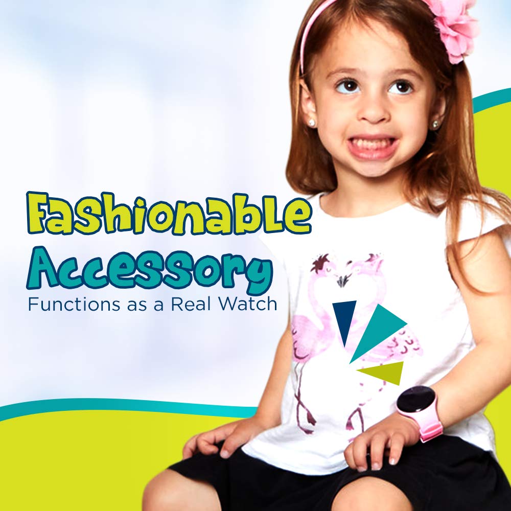Kidnovations Premium Potty Training Watch - Toilet Training Timer - Rechargeable Water Resistant Digital Watch Reminder to Go Potty Vibrates and Plays Music Keeps Your Child Entertained at Potty Time