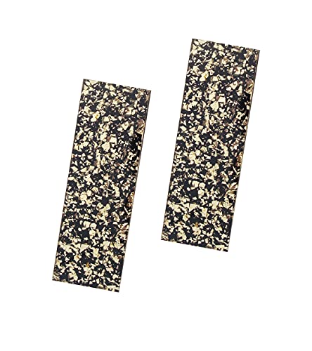 NC HAISDA Acrylic Knife scales Handle Material Slabs Knives Custom DIY Tool for Knife Makrer Blanks Blades pack of 2 Gold