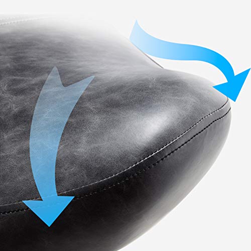 PRMAL Bath Stools,Saddle Stool Ergonomic, Dental Chair for Dentist Saddle Doctor's Stool Adjustable Mobile Chair Pu Leather Dentist Chair Dental Stool/Color1