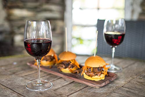 Luigi Bormioli Palace 12.25 oz Red Wine Glasses (Set Of 6), Clear