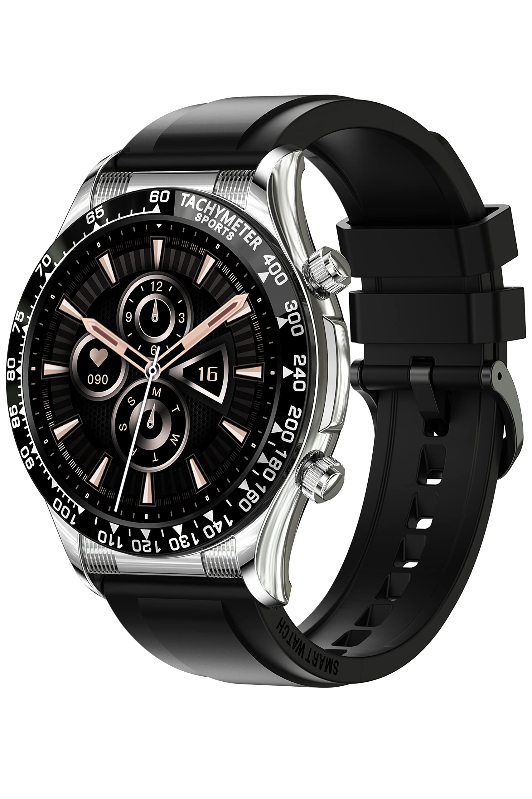 Smart Watch for Men Full Touchscreen Make/Answer Calls Step Counter Fitness Watches Activity Tracker Calories Compatible with Android iOS Phones