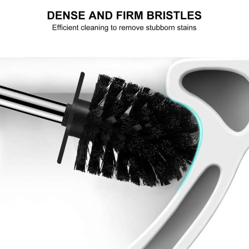 SetSail Toilet Bowl Brush and Holder Compact Size Toilet Brushes for Bathroom with Holder & SetSail Toilet Bowl Brush and Holder, 2 Pack Compact Size Toilet Brushes for Bathroom with Holder
