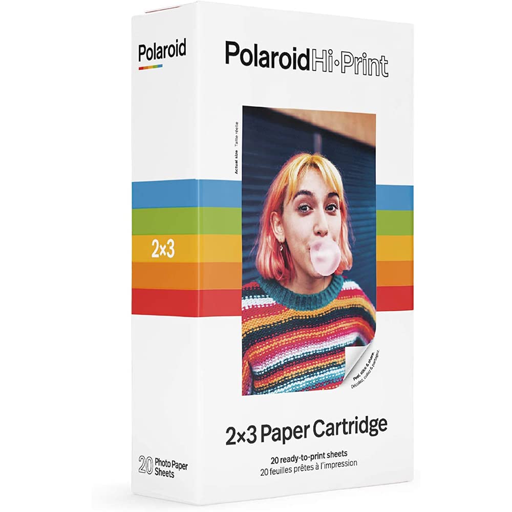 Polaroid Originals PRD6089 Hi-Print Photo Paper 2x3 Paper Cartridge 40 Sheets