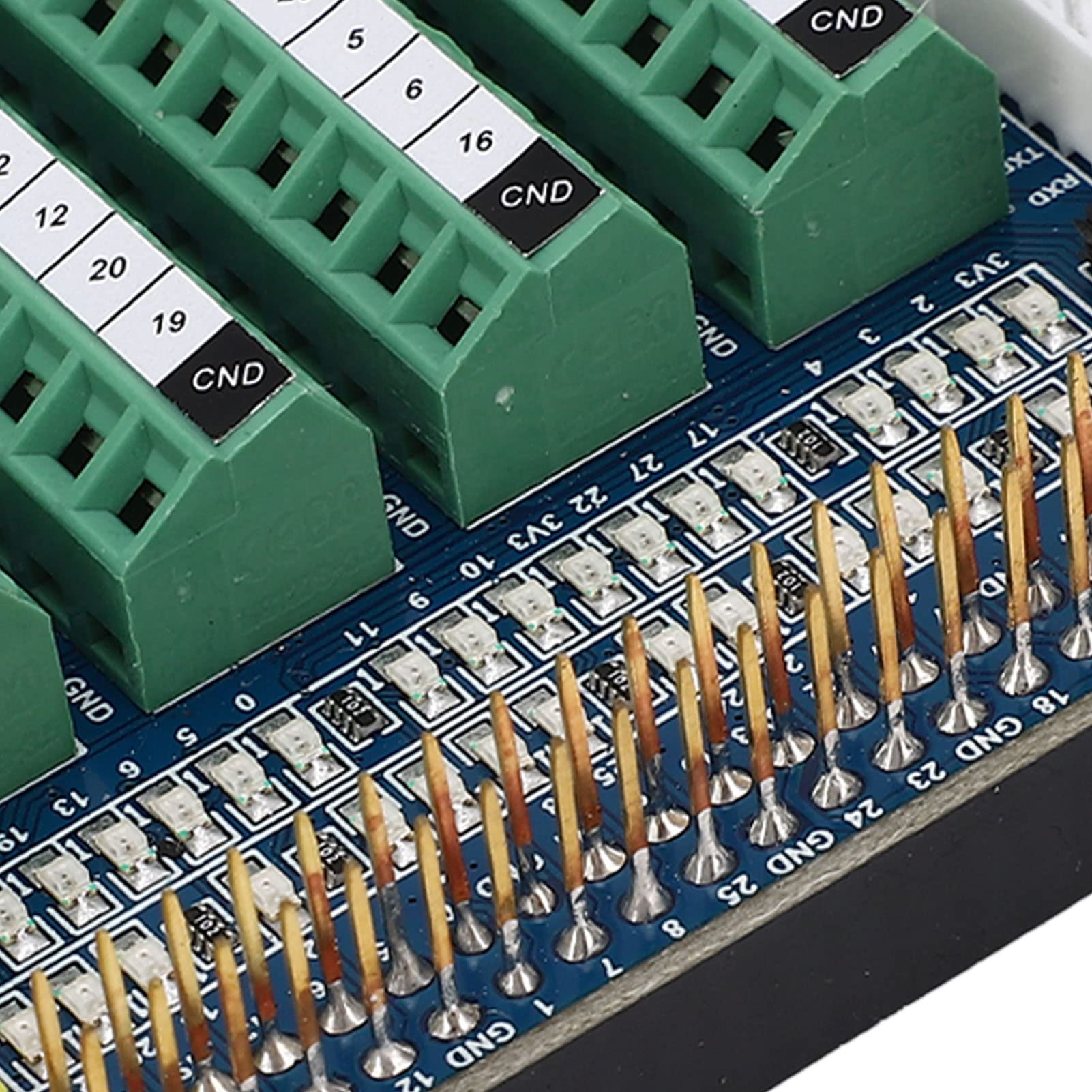 Sensor Expansion Board, Development Board ADDA Chip LED GPIO IO Port Clear Identification Standard Hole Excellent PCB for 4B 3B CM4