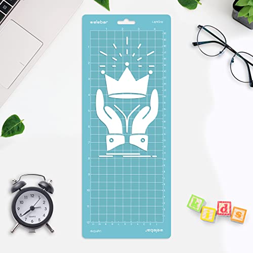 Welebar Variety Cutting Mat for Cricut Joy Machine, 4.5βx6.5β 4.5βx12β (StandardGrip/LightGrip/StrongGrip), Cutting Mat for Cricut Joy Accessories