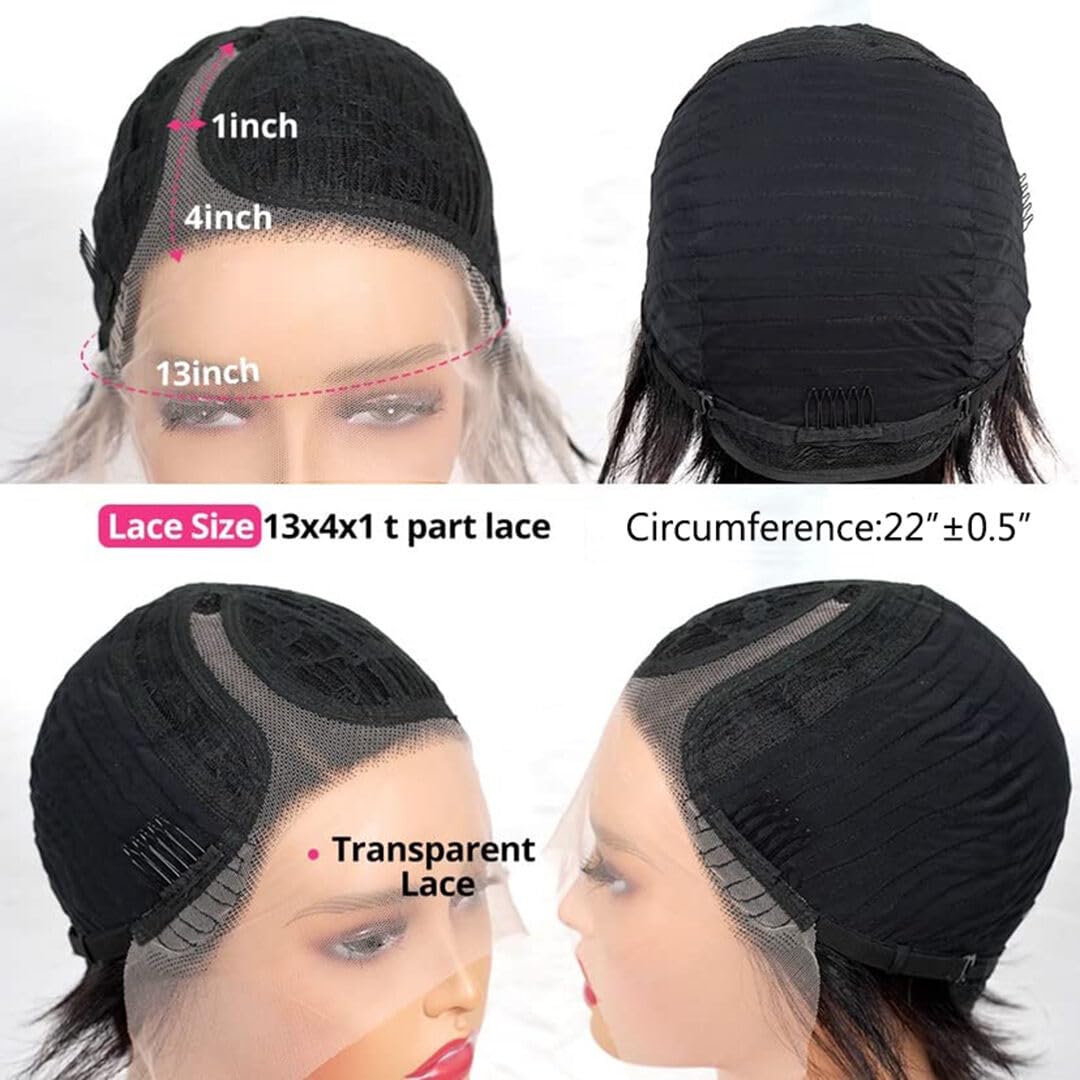 ReHebbe Pixie Cut Wigs for Black Women 99J/613 Blonde Color Short Cut Human Hair Wigs