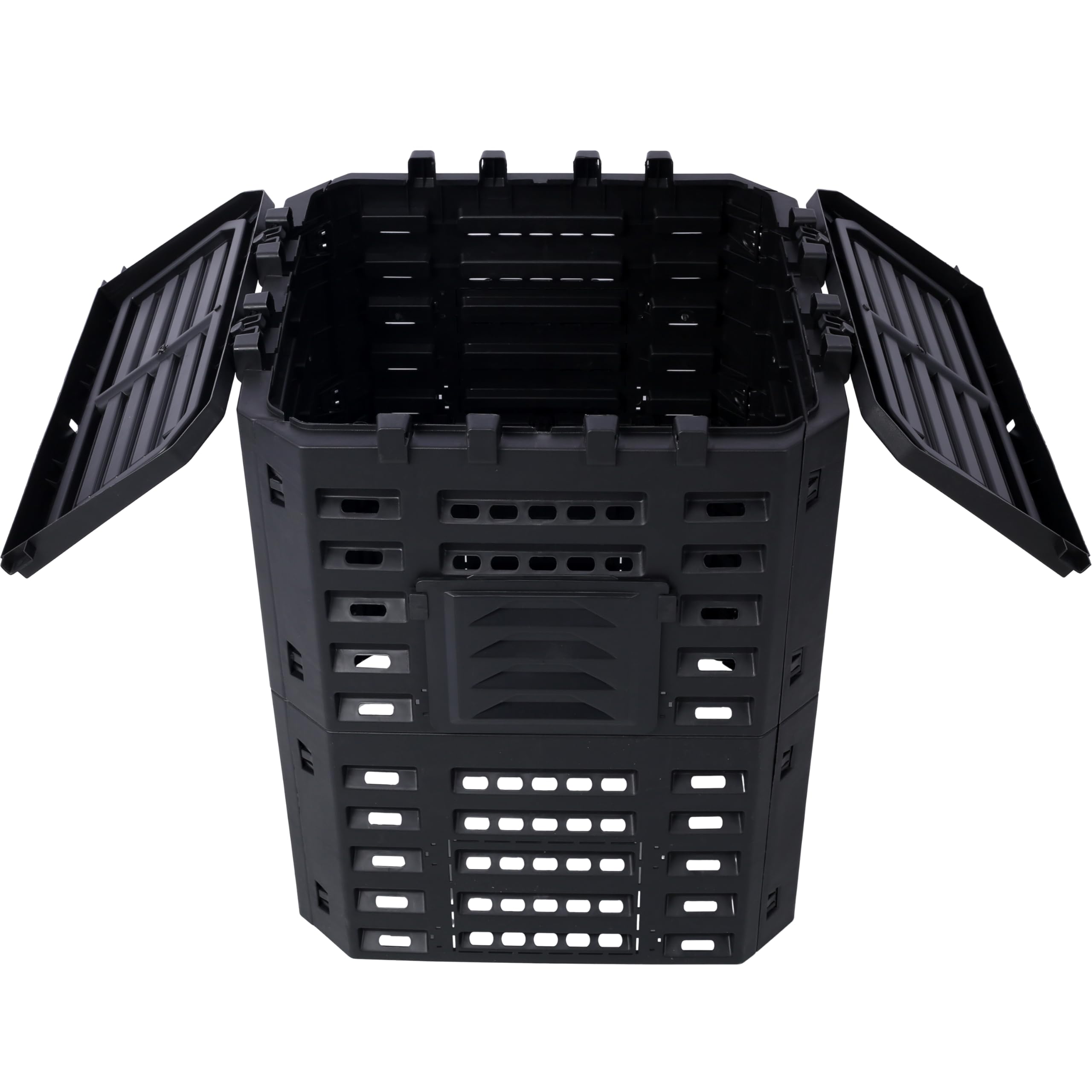 Tomkate Outdoor Compost Bin, 90 Gallons (340L) Large Garden Compost Bin with Top Lid and Bottom Door, BPA Free Material, Easy Assembling, Lightweight, Fast Creation of Fertile Soil