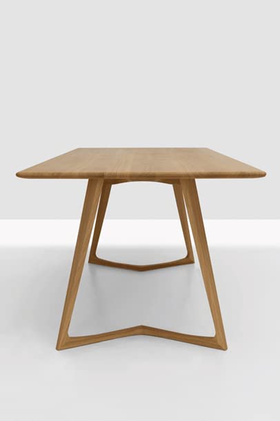 River 'Rectangle' Dining Table. All solid Hardwood. Highest quality on Amazon.