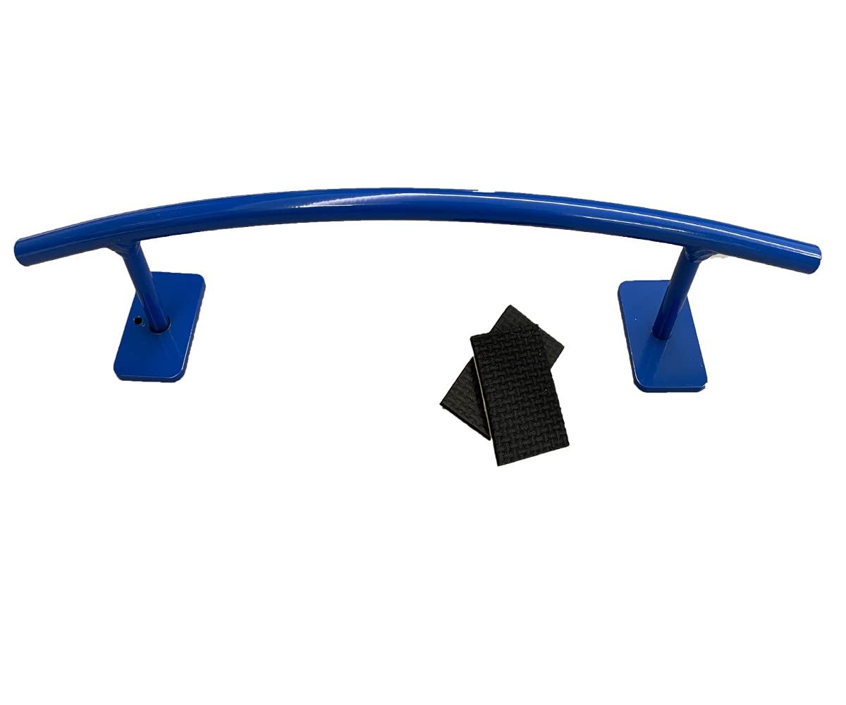 Puerkasito Fingerboard Obstacles Fingerboard Rail Metal for Tech Decks and Pro Fingerboard Obstacles Ramp (Dark Blue)