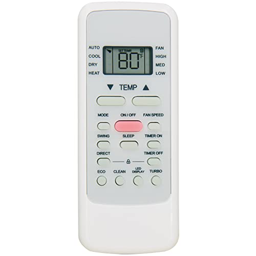 Replacement Remote Control for Midea TGM AC Air Conditioner RG51A(2)/EU1 RG51A(2) EU1 MWPOT12SA MWPOT12S MWPOT18S MWPOT24S
