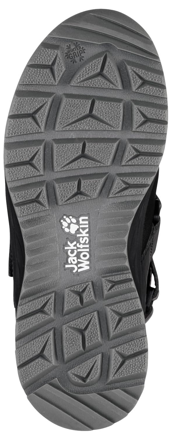 Jack Wolfskin Polar Bear Texapore Mid Vc K Hiking Boot, Phantom/Blue, 9 US Unisex Big Kid