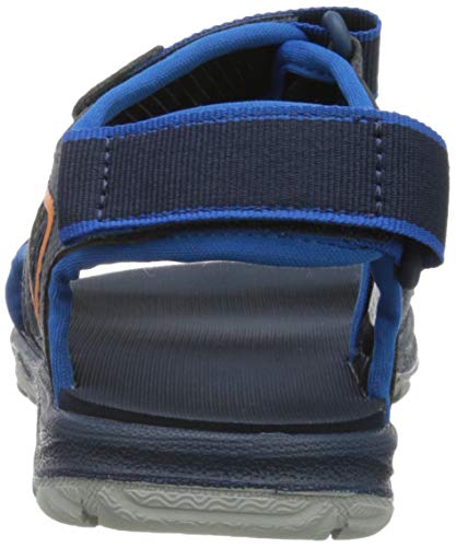 Jack Wolfskin Taraco Beach Sandal Hiking Boot, Blue/Orange, 3 US Unisex Big Kid