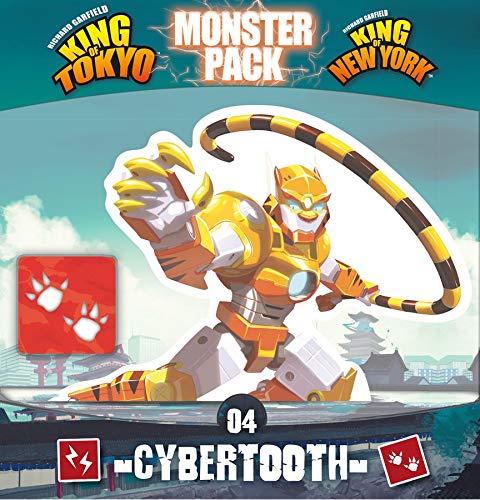 IELLO: Monster Pack #4 Cybertooth, Brings New Game Mechanic, Compatible with All Existing Monsters, 2 to 6 Players, Ages 8 and Up