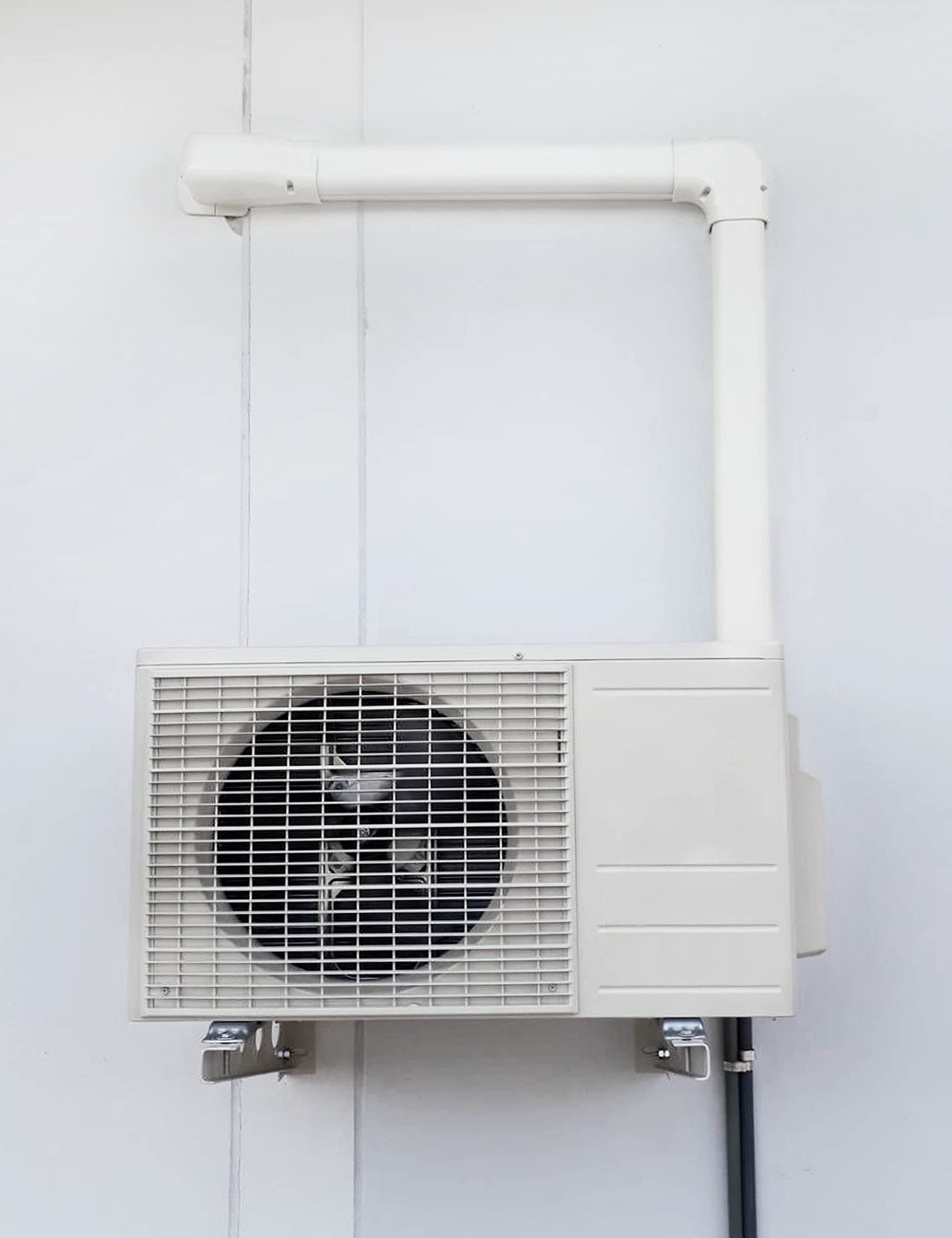 Plusluck 3" Entry Wall Cover Line Cover Set Parts PVC Accessory for Decorative for Ductless Mini Split, Central AC and Heat Pumps