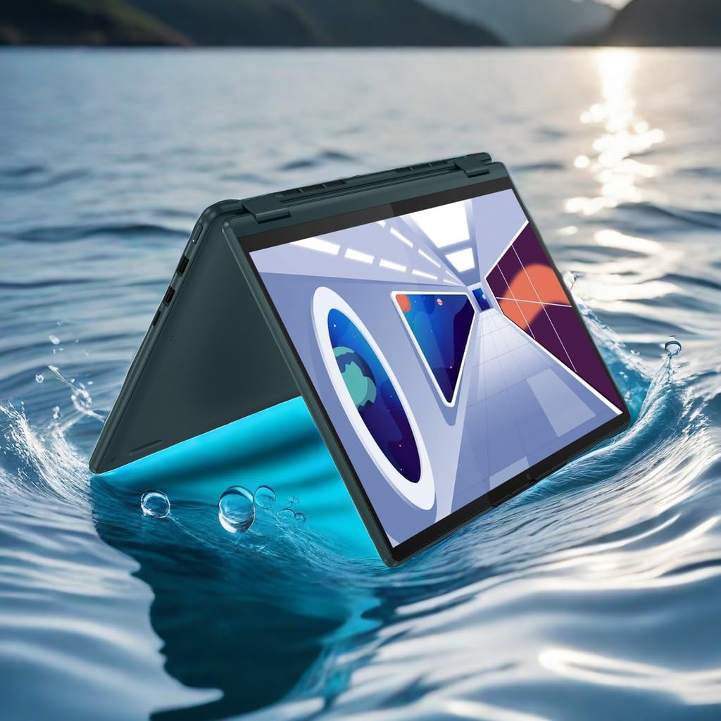 Lenovo 2023 Newest Yoga 6 2-in-1 Laptop, 13.3 Inch WUXGA Touchscreen, AMD Ryzen 5 7530U Processor, 8GB RAM, 256GB SSD, AMD Radeon Graphics, WiFi 6, Bluetooth, Fingerprint Reader, Windows 11 Home