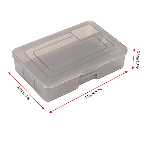 Organize Your Fishing Gear with our Clear Visible Plastic Fishing Tackle Box - 3 Grids Lures Storage Spoon Hook Bait Tackle and Tackle Storage Organizer