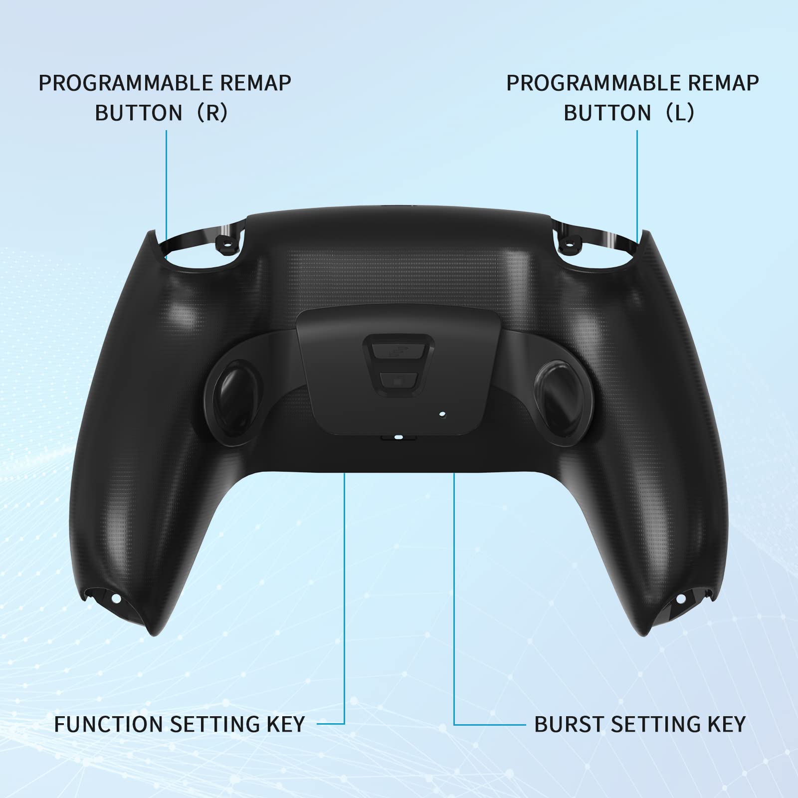 Programmable Remap Kit for PS5 Controller Handle,Remap Turbo Function Keys for PS5 Controller BDM 010 & BDM 020,Upgrade ps5 Controller Back Paddles(Controller NOT Included)