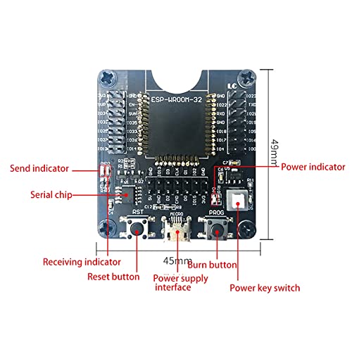 ShapeE Test Burn Board Small Batch Burn Fixture for ESP-WROOM-32 Minimum System Development Module