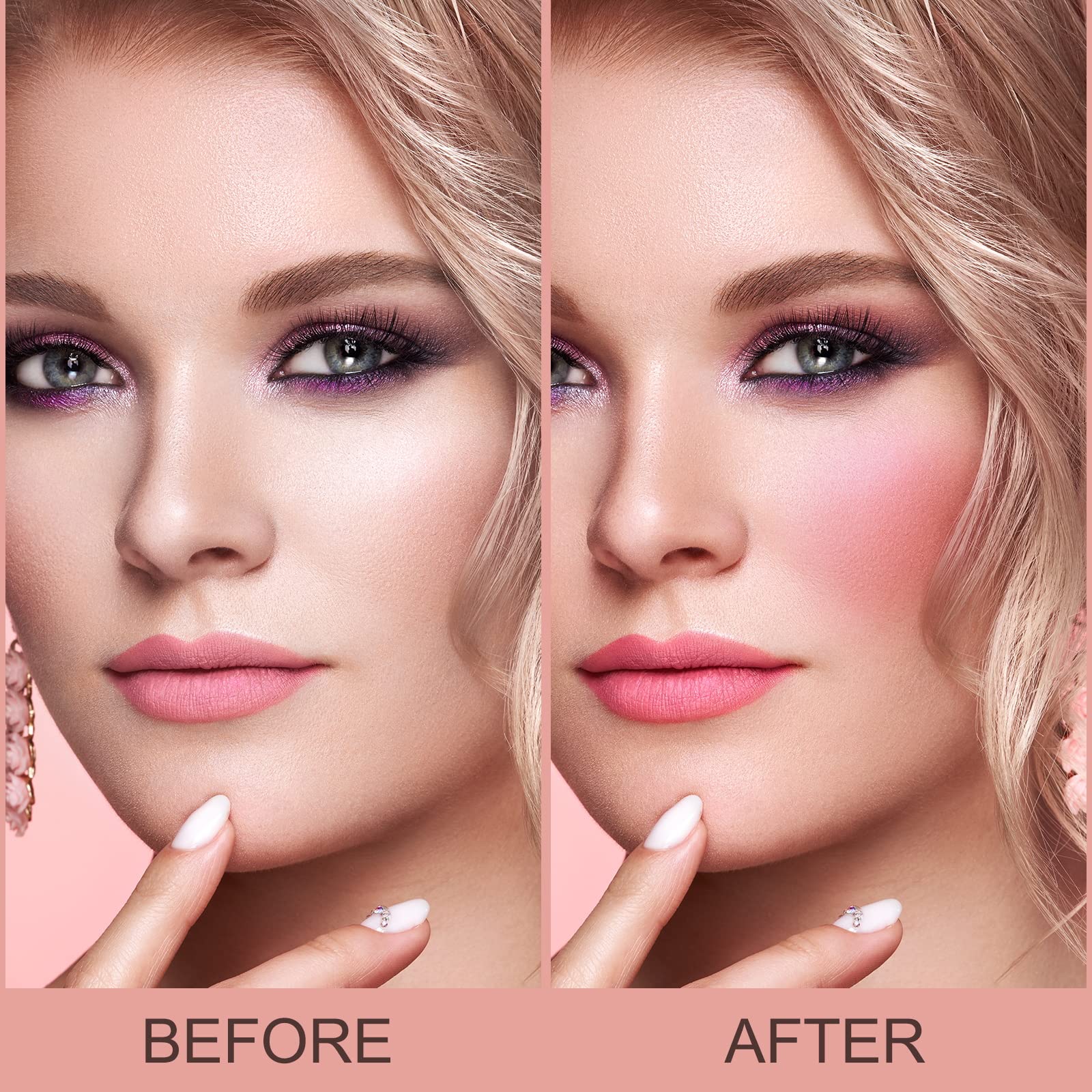 SOYUB Soft Liquid Blush Makeup for Long-Lasting, Smudge Proof, Waterproof, Natural Skin Tint, Moisturizing Beauty Face Blush Stick for Cheek, Rose Gold