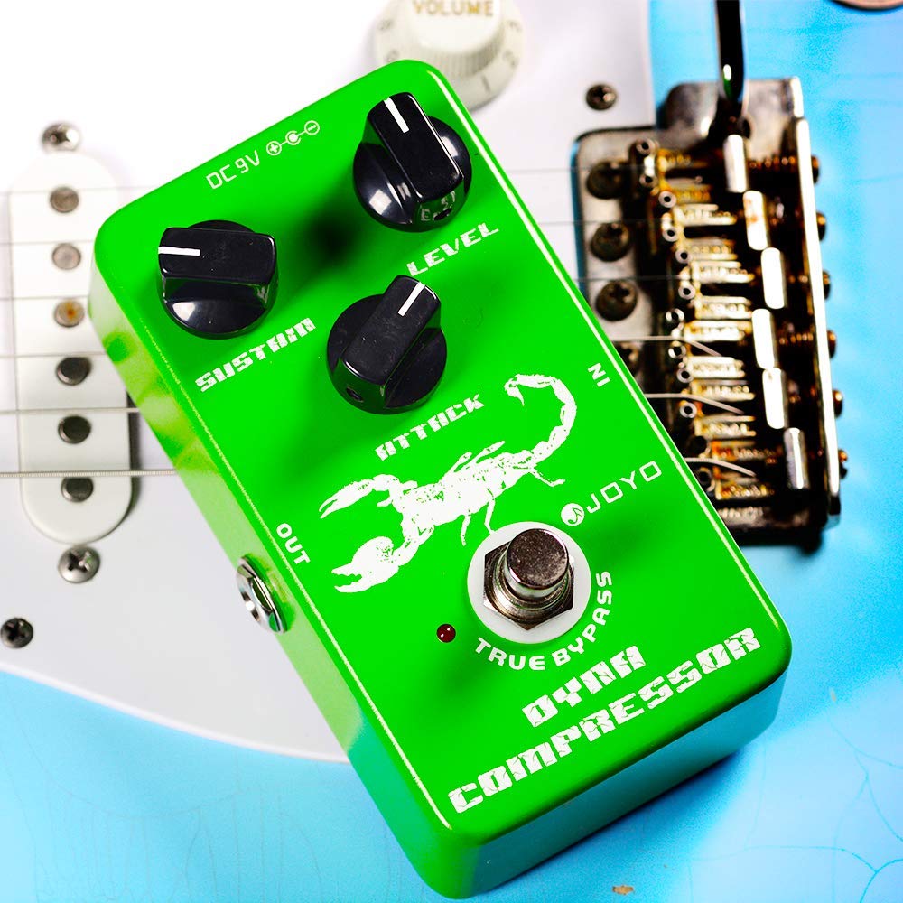 JOYO JF-18R Power Tuner and JF-10 Dynamic Compressor for Electric Guitar Effect Most Frequently Combination Budget Pedals in Bundle