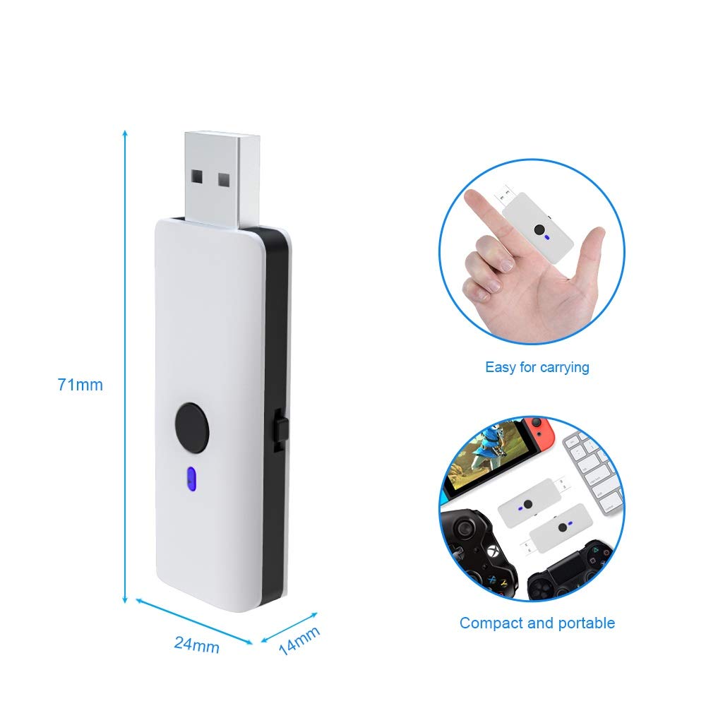 JOYTORN PS-5 Controller Adapter Coverter-Allows for Use of PS5/Xbox Series X/PS4/PS3/Switch Controllers with PS4/PS3/Nintendo Switch/PC console