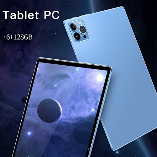 Tablet PC, 5G 2.4G WiFi Tablet 6G RAM 128G ROM 10.1 Inch IPS Screen Octa Core Processor for Home for Travel (US Plug)