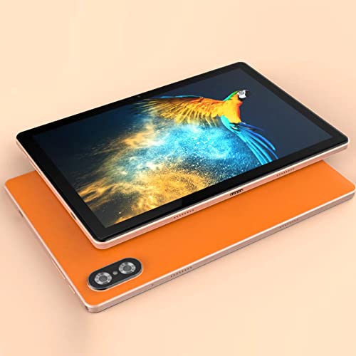 PUSOKEI 10.1in Tablet for Android 11,6GB RAM 128GB ROM 4G Call 5G Dual Band WiFi IPS HD Screen Tablet,7000mAh Battery Tablet PC with Leather Shell for Kid & Adults(us)