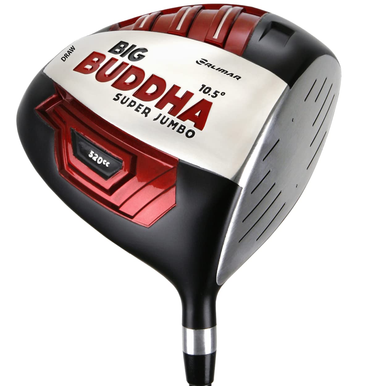 Orlimar Golf Black Big Buddha Draw 520cc Super Jumbo Driver,10.5*Graphite Senior