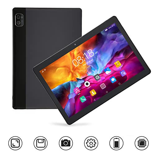 PUSOKEI 10.1in Tablet for Android 12,6GB RAM 128GB ROM,2.4G 5G Dual Band WiFi,Front 200W Rear 500W Dual Camera,1960x1080 IPS Display,MT6592 10 Core CPU,8800mAh(#2)