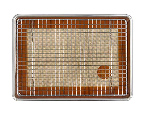 Mrs. Anderson’s Baking Professional Quarter-Size Baking and Cooling Rack, 8.5 x 12-Inches