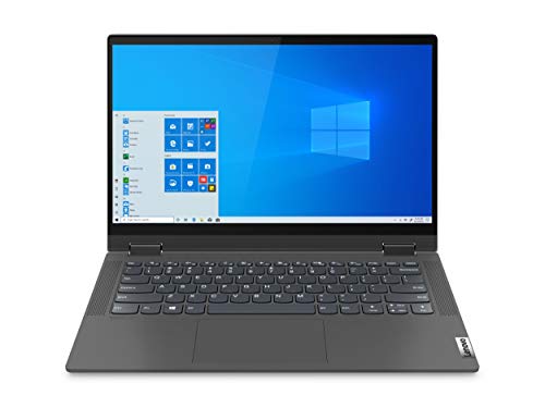 Lenovo Flex 5 2-in-1 Laptop 14" FHD IPS Touchscreen Display AMD Quad-Core Ryzen 3 4300U Processor (Beats i5-10210U) 4GB RAM 256GB SSD USB-C 720P Privacy Camera Win10 Gray + HDMI Cable