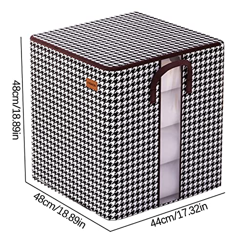 Visual Clothes Storage Bag, Wardrobe Sorting Storage Box Portable Storage Bag Winter Quilt Storage Box