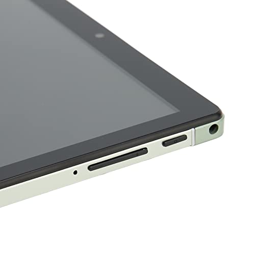 Shanrya 10in Tablet, Tablet PC Green 4GB 64GB 2.4G 5G Dual Band WiFi for Android System for Students for Office (US Plug)