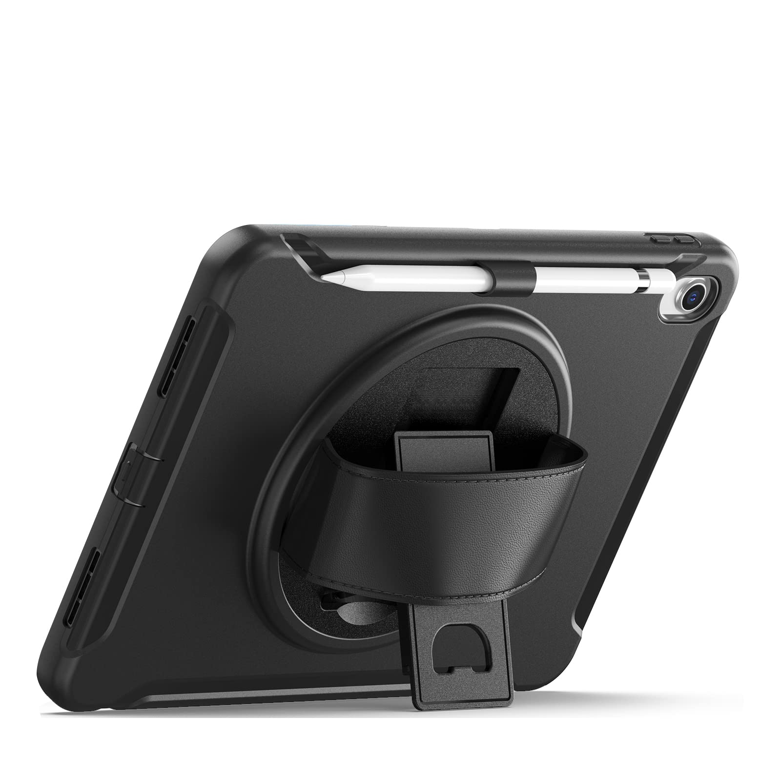 SaharaCase Protection Hand Strap Series Case for Apple iPad 10.9" (10th Generation 2022), Black (TB00278)